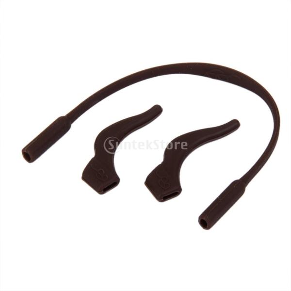 これは、ストラップとイヤーフックホルダーは子供に適しているメガネ。スーパーソフトシリコーン材料、快適な着用。弾性、32センチメートルまで伸ばすことができます。体育の授業やアウトドアスポーツに最適です。  仕様：  ブランドの新しい＆高品質。...