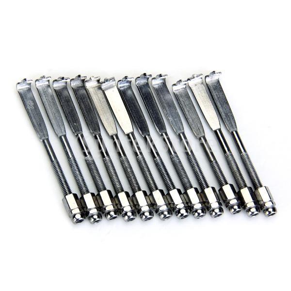 説明：  24個は、バンジョー、フラットフックメッキ長期的な耐久性のある亜鉛合金製対策全体の長さは2 1/4インチ/ 5.7センチメートル 24個のナットが付属していカラー：シルバー パッケージに含まれるもの：  24×バンジョー、フラット...