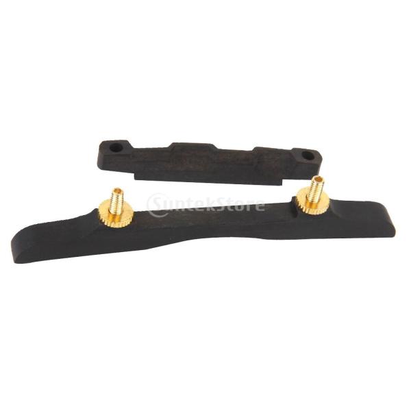 説明: マンドリン用の高さ調節可能な橋あなたのニーズに合わせて高さを調整することができます黒檀の木でできていますベースの長さ:約. 113mm /4.45インチベース幅:約. 8mm /0.31インチ最小の高さ:約. 20mm パッケージに...