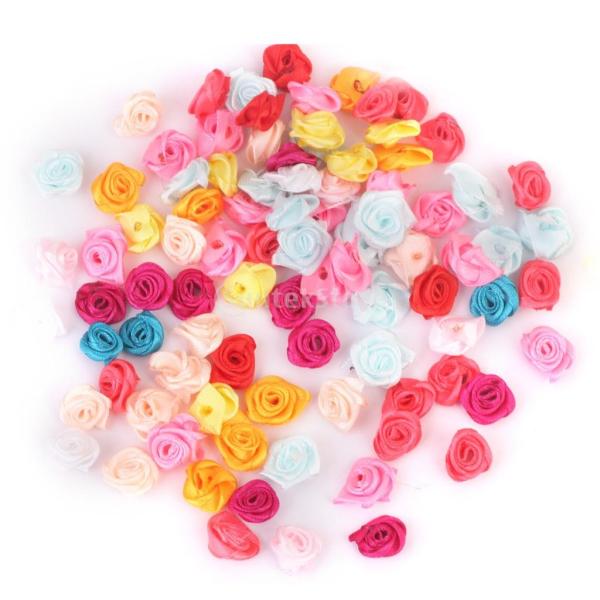 これらの素敵な美しいリボンが花がブライダルシャワー.結婚式.パーティー.記念日.写真の小道具やお祭りの装飾に最適ですバラ 概要: カラー:マルチカラー素材:リボンサイズ:約. 15ミリメートル量:480pcs /バッグについて耐久性とサイク...