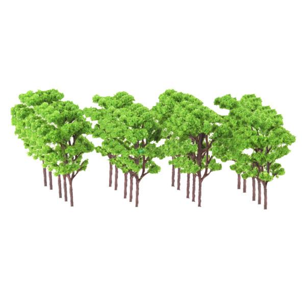 説明: 20本の緑のキワタの木のパック材質:プラスチックセメントカラー:ライトグリーンスケール:1/150木の高さ:約. 8.3cm緑のタッチでモデルの風景の外観を向上させるのに最適パッケージに含まれるもの: 20本のモデルツリー注:上記の...