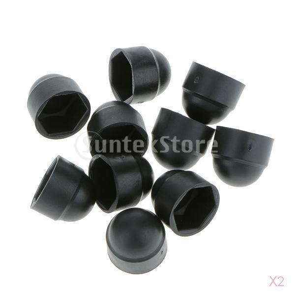 説明:六角形状のボルト＆ナットのために意図お使いの製品の仕上がり外観を向上させます六角ヘビーデューティナイロン風化＆改ざんから保護しますナッツ＆ボルトヘッドに仕上げ強化仕様: 13x15mm：M8ボルト＆ナットキャップ/サイズをカバー内径：...