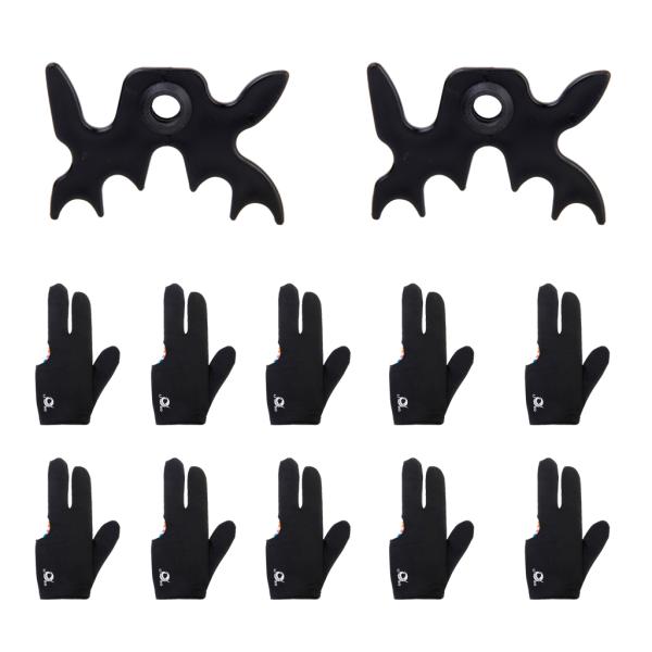 説明: 3本の指のキューの手袋.伸縮性ナイロン素材で作られた10のセットフリーサイズ;左手に適していますこのビリヤード手袋は.すべてのビリヤード選手.男性または女性.アマチュアまたはプロのためのものですポータブルかつ軽量なプラスチック製のキ...