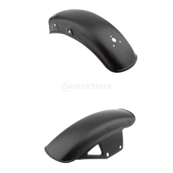 説明:パーツ：スズキGN125 GN250オートバイバイク用フロント+リアフェンダーマッドガードは、使用中に飛散を防ぎ、タイヤを保護することができますあなたが濡れた道で運転するとき、あなたのバイクをきれいに保つことができました高品質のステン...