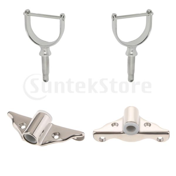 説明:1/2 "ソケットのマリンヨットボート用のステンレス鋼のオールロック.耐久性があり見栄えの良いステンレス鋼製.セーリング.ボート.および他の多くの海兵隊員のためのフィッティング.インストールとマウントが簡単で.細かい仕上がり.表面仕上...