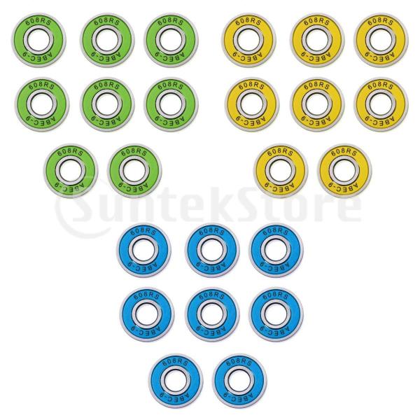 説明:ABEC-9レーティング:レーティングが高いほど.精度と効率がよくなり.私たちのレーティングはスペクトルのトップにあります.スーツ:スケートボード.ロングボード.ローラースケートなど.あらゆるサイズのホイールと互換性があります.スピナ...