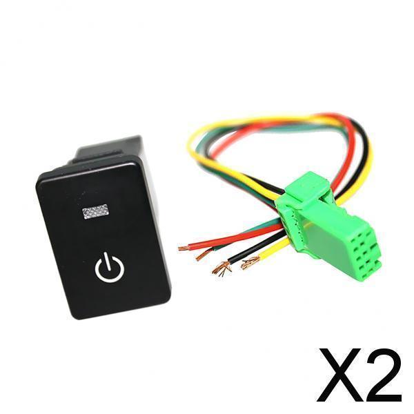 説明:単極単投ON-OFFPUSHスイッチ黒の硬い表面のロッカー.電圧:12V定格:3Amp防水定格:IP66.仕様:寸法:約. 32.5x22mm / 1.3x0.9inchケーブル長:12cm / 4.7inch備品:トヨタセコイア20...