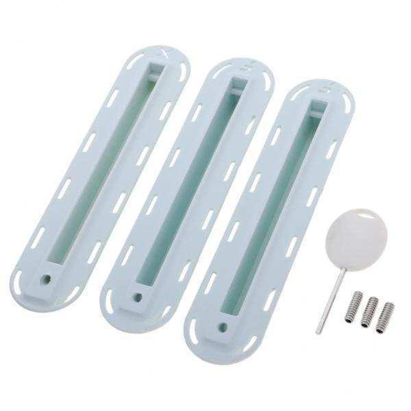 説明:サーフィン用の3ピースフューチャートライフィンボックススクリューサーフボードサーフフィン.水圧と紫外線に耐える丈夫で耐久性のあるPVC.フィンキーとネジが付属しています.サイドボックス-奥行き3/4".幅6.9 mmセンターボックス-...