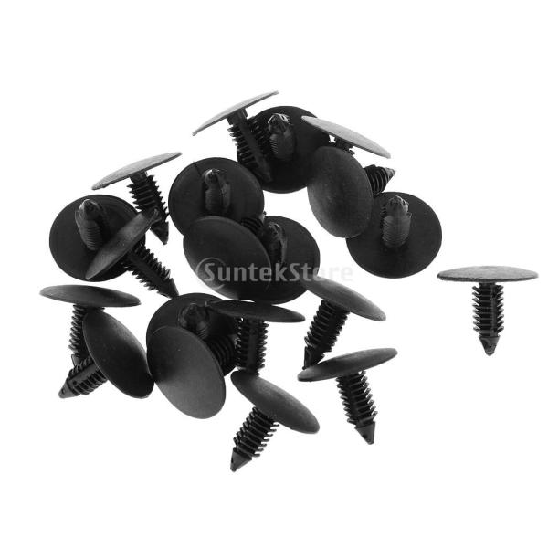 説明： ヘッド直径：25ミリメートル直径ステム：7.8ミリメートル全長：22ミリメートルクライスラーは置き換え：6506005AA、6506293AAジープグランドチェロキー1999- 素材：ナイロンカラー：ブラック パッケージに含まれるも...