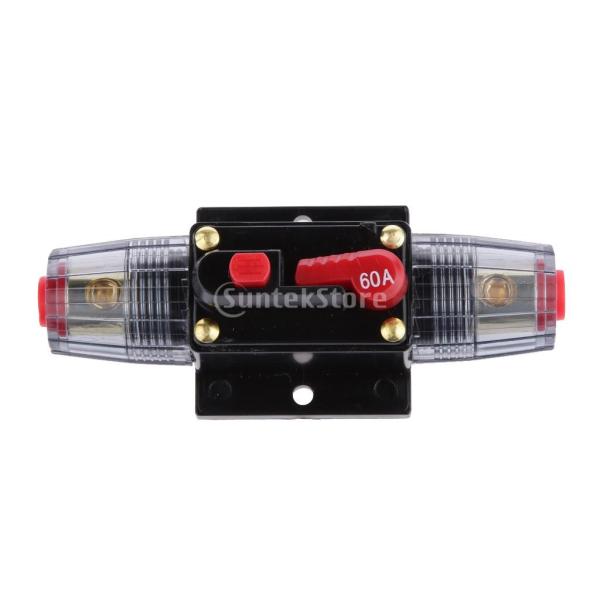 説明：  60アンプ - 高電流サーキットブレーカー 12-24vDCで動作します電力サージは、あなたのアンペアを損なうから停止します。 パネルまたはファイアウォール上のマウントユニークなプッシュボタンリセットは、キルスイッチとしても使用す...