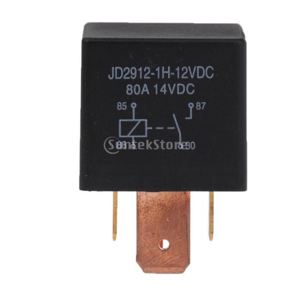 説明:自動車.オートバイ.ボート4ピンリレーDC 12V 80A ノーマルオープンコンタクト使用温度:-40〜+ 125℃ 接触容量:1a:80A 14VDC / 1b:60A 14VDC / 1c:80A / 60A 14VDC 材質:プ...