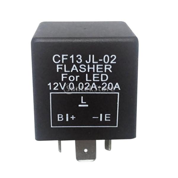 説明: 3ピンの新しいCF13車のLEDフラッシャーリレー。 それは、急速な点滅、点滅しない、またはダッシュ上の電球の焼損などのLED関連のターンシグナルの問題を解決します。 オートバイは、一般的にフラッシャーの2フィートです、あなたはこの...