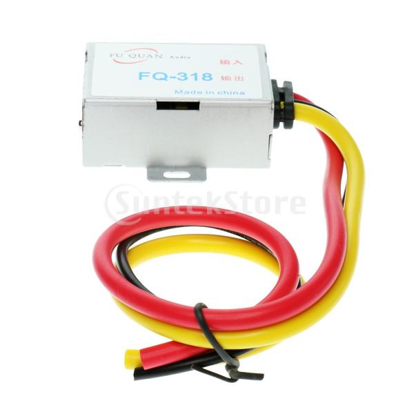 説明:入力用の赤線、出力用の黄線、黒線はアース線です。 これは、オーディオシステムのノイズを低減するのに役立ちます。 アンプ、スピーカーまたはソースユニットで動作します。 材質：金属とプラスチック入力電圧：12V 仕様:材質：金属とプラスチ...