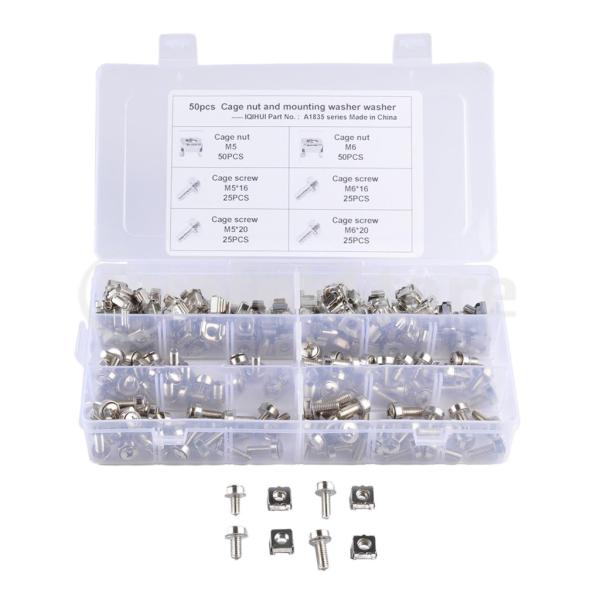 説明:高品質のキャビネットケージナットとネジすべての角穴ラックサーバーラックまたはキャビネットに適合素材:金属ニッケルメッキ幅広い用途:これらのM5 M6取り付けネジとケージナットは.サーバー.ネットワーク.AV.その他のラックマウント機器...