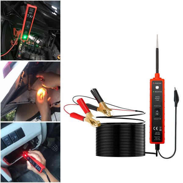 説明:自動車の電気技師と整備士のための素晴らしいツール. 6Vから24Vまでのシステムで.次のテストを迅速かつ効率的に実行します.極性テスト.取り付け前の電源コンポーネント:冷却ファンモーター.燃料ポンプ.窓/サンルーフモーター.リレーとラ...