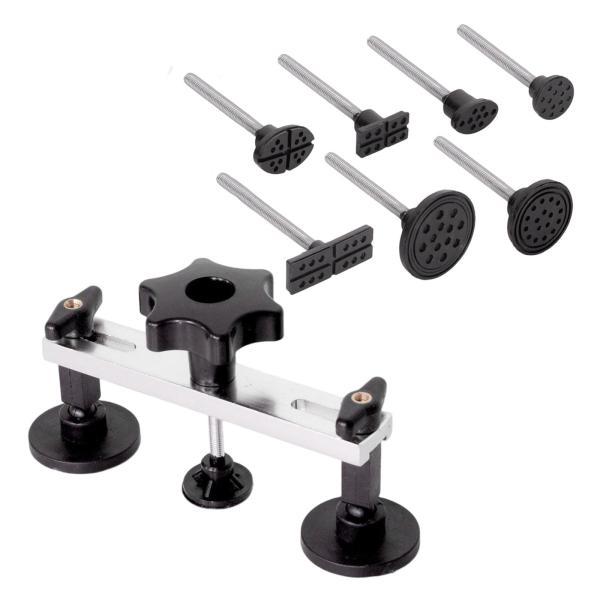 説明:多目的:自動車.オートバイ.冷蔵庫.洗濯機などの金属表面のへこみ.ドアのへこみ.雹の損傷の修復に効率的です.プロフェッショナル:ショップで使用するプロの自動車修理業者向けの取り外しツールキットですが.家族のDIYデントリペアにも適して...