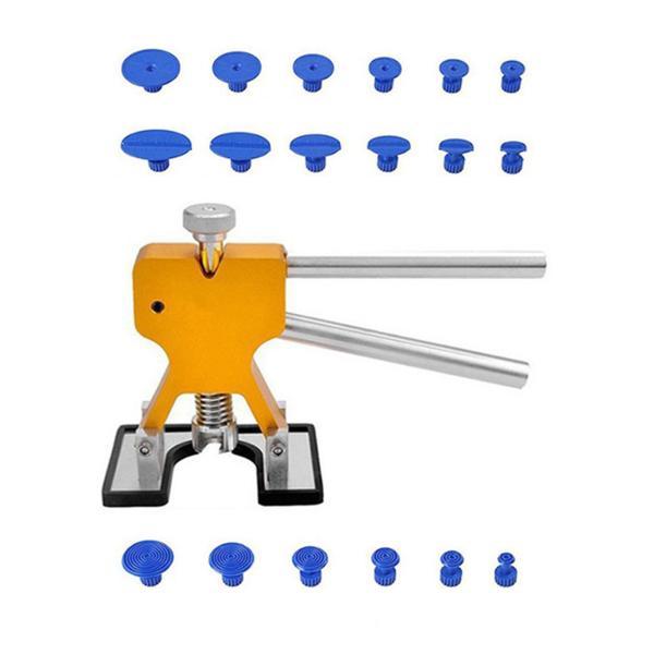 説明:[素材]:車のデントプーラーキットは.高品質のアルミニウムとPP素材で作られており.柔らかい手触り.滑らかで耐久性があり.頑丈で.優れた性能を備えています.[機能]: 車のへこみ除去キットは車のへこみを簡単に取り除き.塗装にダメージを...