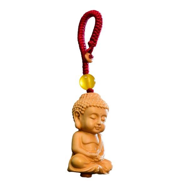 説明:[木製素材]仏像キーホルダーは高品質の木製素材で作られており.編組コードで装飾されており.丈夫で耐久性があります.[風水装飾]仏像風水吊り下げ装飾は良い祝福と繁栄の象徴です.[サイズ情報]中国の木彫り仏像キーホルダーペンダントの全長は...