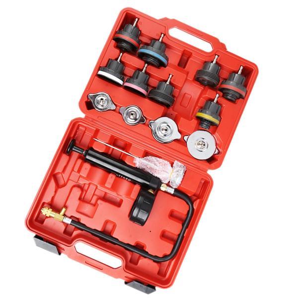 説明:[製品の特徴]: このラジエーター圧力テスターは.ラジエーターシステムの漏れをテストし.冷却剤を素早く交換するための重要なツールです. [素材]: adiator圧力テスターリーク検出ツールは高品質の合金で作られており.このキットは頑...