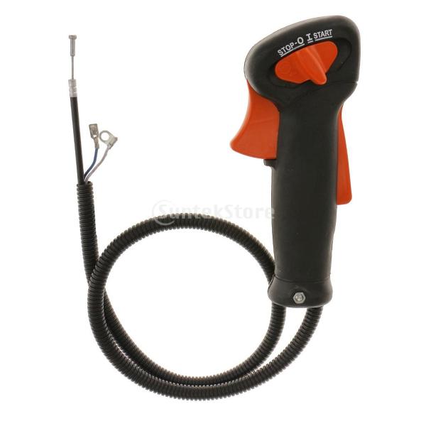 新機能と高品質スイッチ付きスロットルコントロールケーブル適合車種:STIHL FS120 FS200 FS250 Simmer長さ:約1M材質:金属+プラスチック...