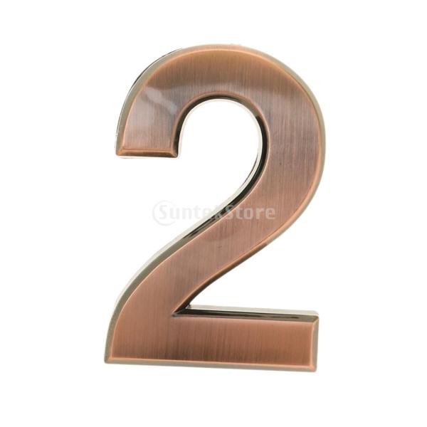 説明: 100％真新しい＆高品質; 耐久性のある素材で、実用的で便利です。 これらのドアプレートの数字は、ほとんどの平らで清潔な表面の射出成形とニッケル電気メッキによって作られています。 数字は決して屋内で色褪せを起こすことはなく、2〜3年...