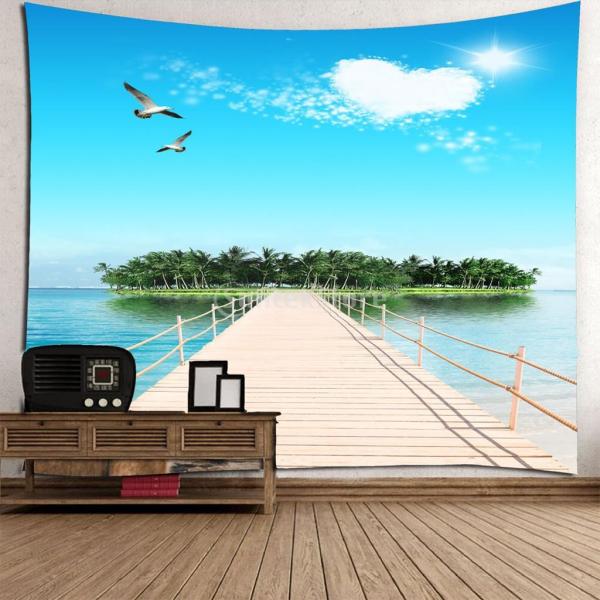 説明: 100%ブランドの新しいと高品質. 印刷パターンはクリアで立体的で.効果は現実的です. 生地は柔らかくて快適で.通気性と繊細さがあり.素敵な感触といい気分です. 家の装飾:装飾的なタペストリーは.家の装飾や壁のインテリアに適していま...