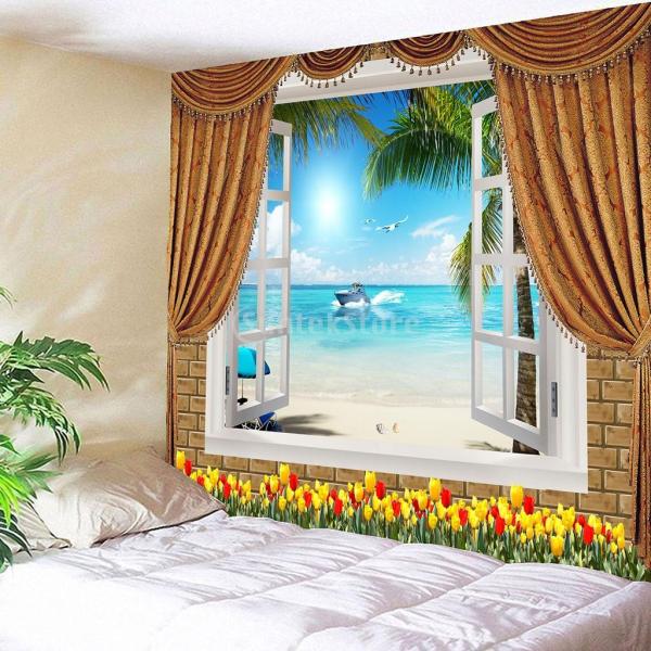 説明: 100%ブランドの新しいと高品質. 印刷パターンはクリアで立体的で.効果は現実的です. 生地は柔らかくて快適で.通気性と繊細さがあり.素敵な感触といい気分です. 家の装飾:装飾的なタペストリーは.家の装飾や壁のインテリアに適していま...