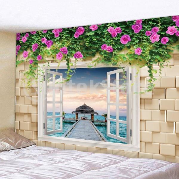 説明:3D印刷壁ぶら下がっているタペストリーの壁の装飾.高品質のポリエステル.快適.肌にやさしく.非フェージングでできています.洗濯.手洗い.または洗濯機が簡単です.ビーチタオル.テーブルクロス.スローブランケット/シート.ピクニックマット...