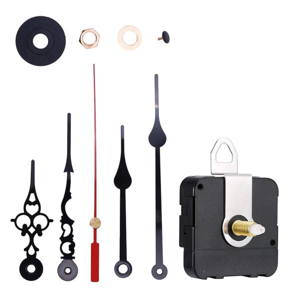 説明:DIY時計アクセサリーホームメンテナンス壁掛け時計ムーブメント金属時計針長軸時計ムーブメントクォーツ時計の動き.長いシャフトの動き.正確な移動時間.2セットのメタルポインターとメタルフックを装備.仕様:材質:金属ムーブメントサイズ:5...