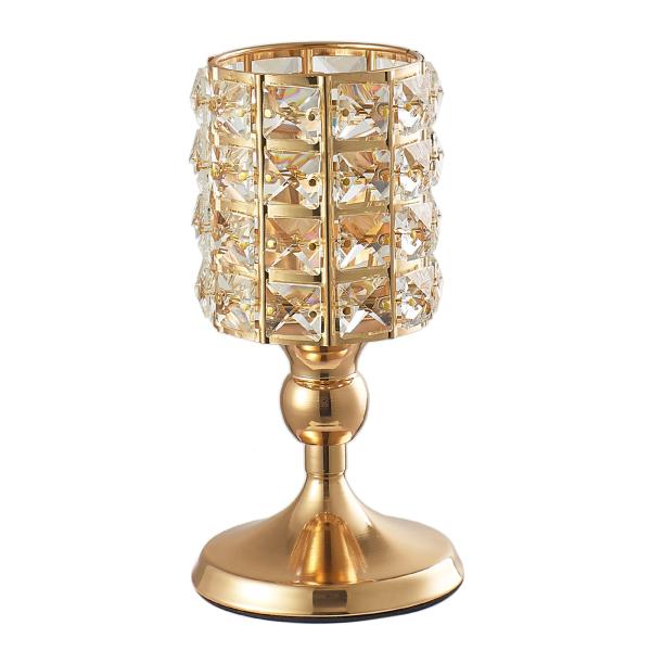 説明:鉄金属製.手作業でメッキされた職人技.まばゆいばかりの金色の外観.滑らかでフルカラー.滑らかなライン.錆びや色あせ.長期的な光沢は.暖かく柔らかな光で特別な雰囲気を与えます.ピラーキャンドル(キャンドルの最大直径6cm).ロマンチック...