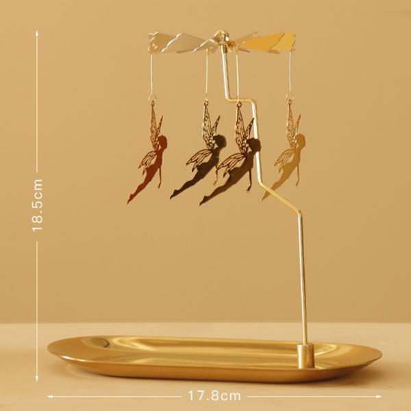 説明:高品質の素材-高品質の金属製で.丈夫で耐久性があります.組み立てと使用が簡単です.磁気設計により.回転するローソク足を収納トレイに自由に交換できます.回転設計-キャンドルから熱を得ると自動的に回転し.風が吹くと回転します.装飾は光を反...