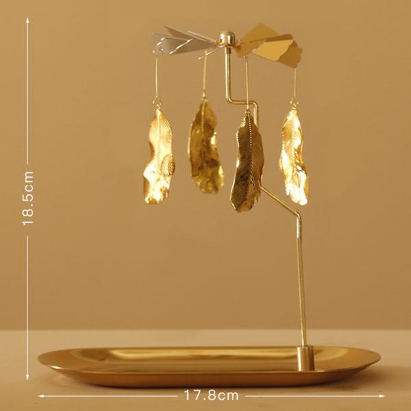 説明:高品質の素材-高品質の金属製で.丈夫で耐久性があります.組み立てと使用が簡単です.磁気設計により.回転するローソク足を収納トレイに自由に交換できます.回転設計-キャンドルから熱を得ると自動的に回転し.風が吹くと回転します.装飾は光を反...