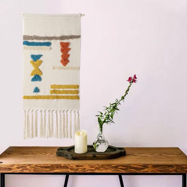 説明:綿とリネンで作られた.耐久性と環境に優しい装飾はあなたの家を快適に感じさせます.タッセル織りで.ハンギングクッションのデザイン感を高めています.美しいマクラメの壁掛けで.結婚式の記念品.誕生日パーティー.シンプルなボヘミアンな壁の装飾...