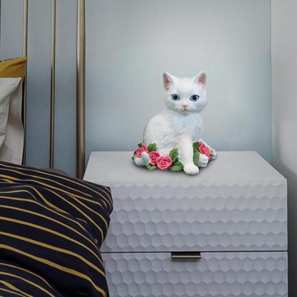 説明:鮮やかなカップル/バラの猫は創造的な家の装飾であり.あなたに楽しい時間をもたらします.環境にやさしい樹脂素材で作られており.滑らかで繊細に見え.質感があります.クリエイティブなデザインはそれをより魅力的にし.あなたのためにいくつかのシ...