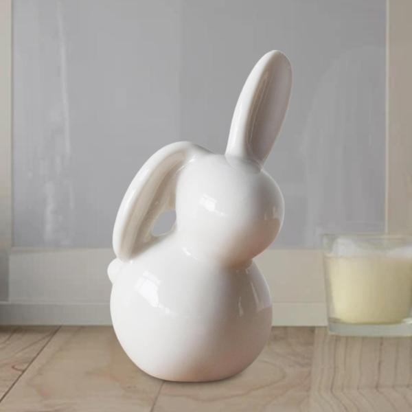 説明:鮮やかでキュートなバニーは.イースターの時期にぴったりのゴージャスな家の装飾です.高品質のセラミック素材.優れた職人技で作られています.クリエイティブなデザインはそれをより魅力的にし.あなたのためにいくつかのシックを追加します.ウサギ...