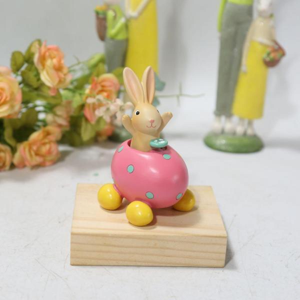 説明:クリエイティブなバニーの置物.ユニークで素敵な.暖かい春の息吹に満ちています.高品質の樹脂素材でできており.耐久性があり.環境に優しいです.かわいいウサギはイースターに欠かせない要素であり.イースターの飾りに最適です.さまざまな家の装...