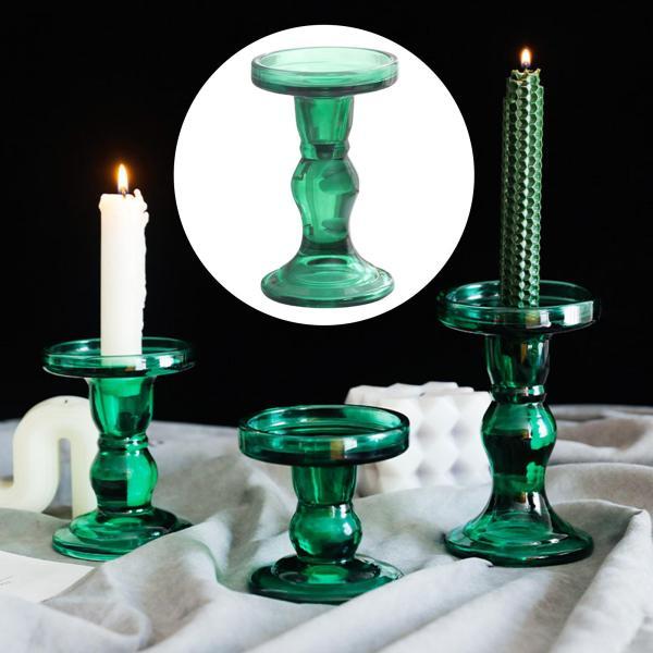 説明:高品質のガラスでできており.レトログリーンの透明感があり.シミがなく美しく見えます.このキャンドルホルダーのシンプルでエレガントなデザインは.さまざまな設定で使用でき.あらゆるスタイルの装飾に使用できます.それはあなたの異なる装飾スタ...