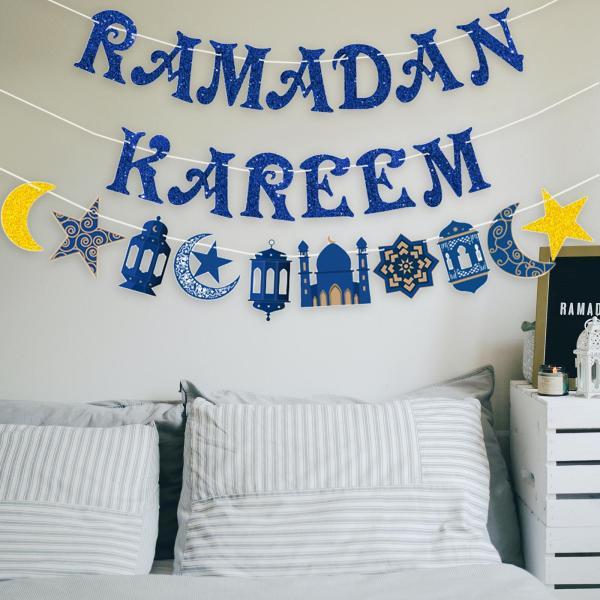 説明:EID MUBARAKバナーハンギングフラッグは.イスラム教徒のイードに心地よい雰囲気を作り出し.パーティーを活発で活気のあるものにします.紙素材で作られており.耐久性があり.長期間使用し.ユニークでファッション性があります.おめでと...