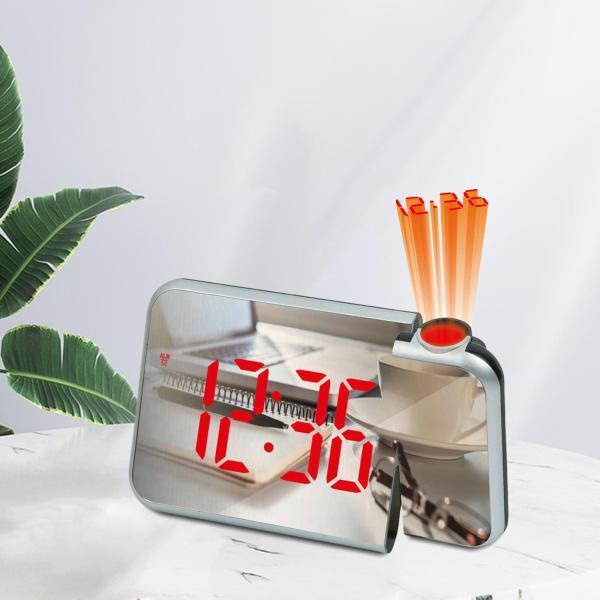 仕様:材質:プラスチックサイズ:152x95x41mm / 5.98x3.74x1.61inch電源:プラグイン/ 2単4乾電池(別売)パッケージに含まれるもの: 1ピースプロジェクション目覚まし時計...