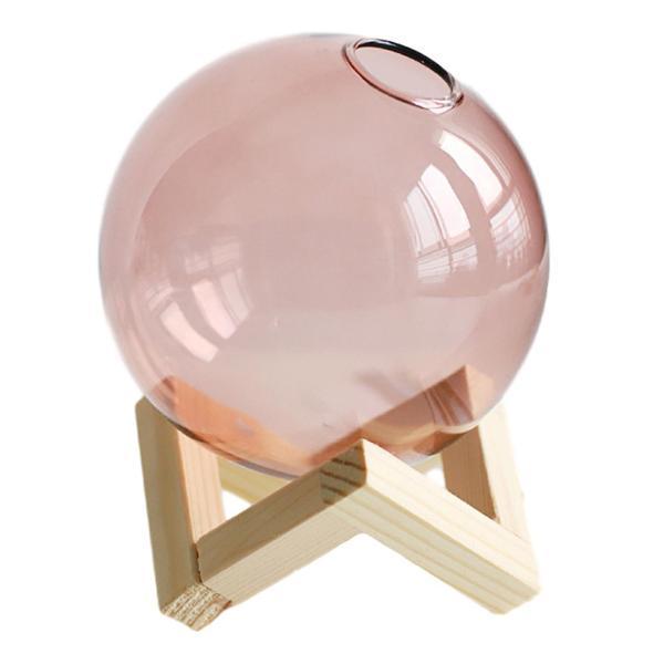 説明:素材:高品質のホウケイ酸ガラスと木材でできており.耐熱性があり.非常に耐久性があります.花瓶と花瓶スタンドは分割されており.フラワーアレンジメントを簡単に取り外せ.お手入れも簡単です.スタンド付き:スタンド付き球形ガラス花瓶は.あなた...