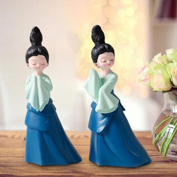 説明:チャイニーズスタイルの装飾品:伝説的な風景画の旅に触発されたチャイニーズスタイルのダンサー.シンプルさ:エレガントでシンプルでユニークな抽象的でレトロなコスチュームの女性の置物の装飾芸術は.あなたのインテリアスペースに新鮮で清潔な感覚...