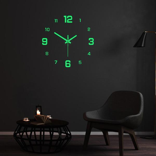 説明:明るい:数字と針は暗闇の中で光っているので.夜や暗闇の中で光を見ることができます.読みやすい:3Dの大きな数字でデザインしているため.どの角度からでも時間を読みやすくなっています.装飾時計:モダンな壁掛け時計ダイニングルーム.リビング...