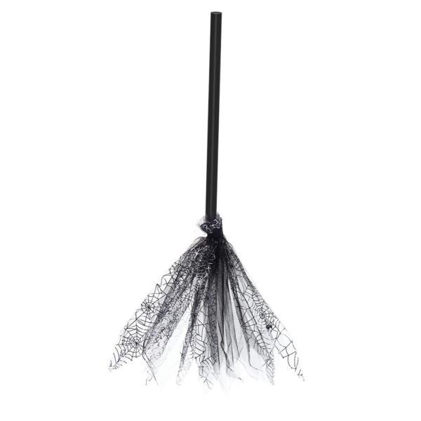 説明:ほうき:魔女のほうきハロウィーンのおもちゃ.子供用コスチュームの小道具.高品質の素材:プラスチック.サイズ:長さ65cm/25.59inch.衣類:魔女のほうき.ウェブの装飾.ギフト:子供へのギフト.仕様:材質:プラスチックサイズ(L...