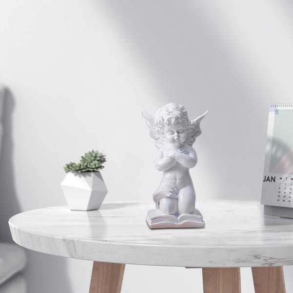 説明:素材: 北欧スタイルのかわいい小さな天使の置物彫刻.高品質で耐久性のある樹脂製.長時間使用.環境保護.絶妙な手工芸品: 鮮やかなディテールの聖なる天使.手彫りのフィギュアはご自宅の装飾に最適です.装飾品: 耐久性のある美しい外観.精巧...