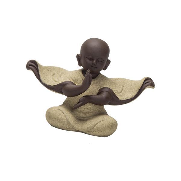 説明:タイプ: 仏教の中国の伝統的な僧侶の像.素材: 高品質のセラミック素材を使用しており.耐久性があり.環境に優しいです.デザイン: 小さくて愛らしい.リアルな僧侶の形と素晴らしい仕上がり.広く使用されている:家.車.リビングルーム.書斎...