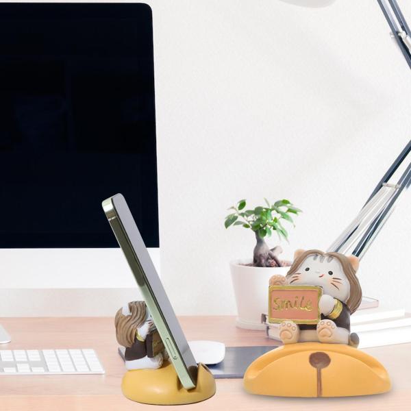 説明:素材: 像は高品質の樹脂素材で作られており.表面が滑らかで.丁寧に彫られており.耐久性があります.動物の彫刻: かわいい漫画の形.精巧な職人技.明るい色.家の装飾としてだけでなく.電話ホルダーとしても使用できます.クリエイティブな装飾...