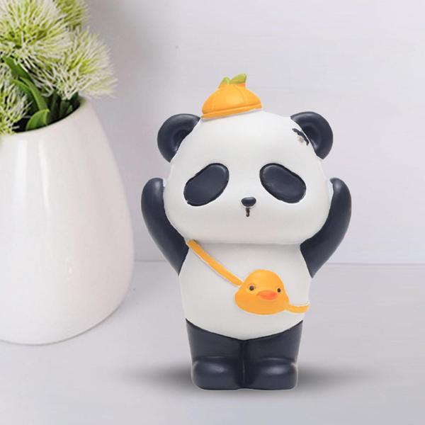 説明:高品質の素材: 像は高級樹脂製で.リアルで実物そっくりの形状で.環境に優しく.滑らかで耐久性があります.エレガントなデザイン: 優れたディテールと絶妙な職人技を備えたクリエイティブなパンダのフィギュア.ミニチュア パンダの置物の装飾:...