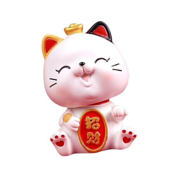 説明:斬新なデザイン: 絶妙な形状のデザインと優れた職人技で.幸運の猫の像は装飾的で収集価値があります.プレミアム素材: 猫のフィギュアは高品質の樹脂製で.耐久性があり.軽量で繊細です.テーブルの装飾:底は平らで滑らかで.デスクトップにしっ...