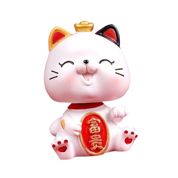 説明:斬新なデザイン: 絶妙な形状のデザインと優れた職人技で.幸運の猫の像は装飾的で収集価値があります.プレミアム素材: 猫のフィギュアは高品質の樹脂製で.耐久性があり.軽量で繊細です.テーブルの装飾:底は平らで滑らかで.デスクトップにしっ...