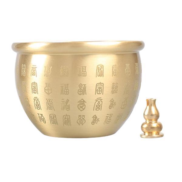 説明:パッケージ: 真鍮の風水ボウルと線香ホルダーが含まれています.ファッションチャーム:中国風の真鍮シリンダーボウル.精巧でリアルなディテールで.インテリアに芸術的な味わいを加えます.幅広い用途: オフィスや家の装飾.ディナー.休日.結婚...